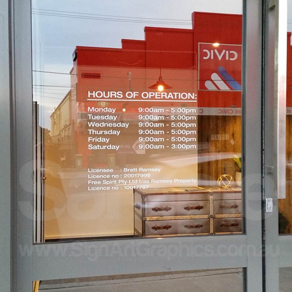 Windows & Doors – Sign Art & Graphics – Sign writers Sydney, Large ...