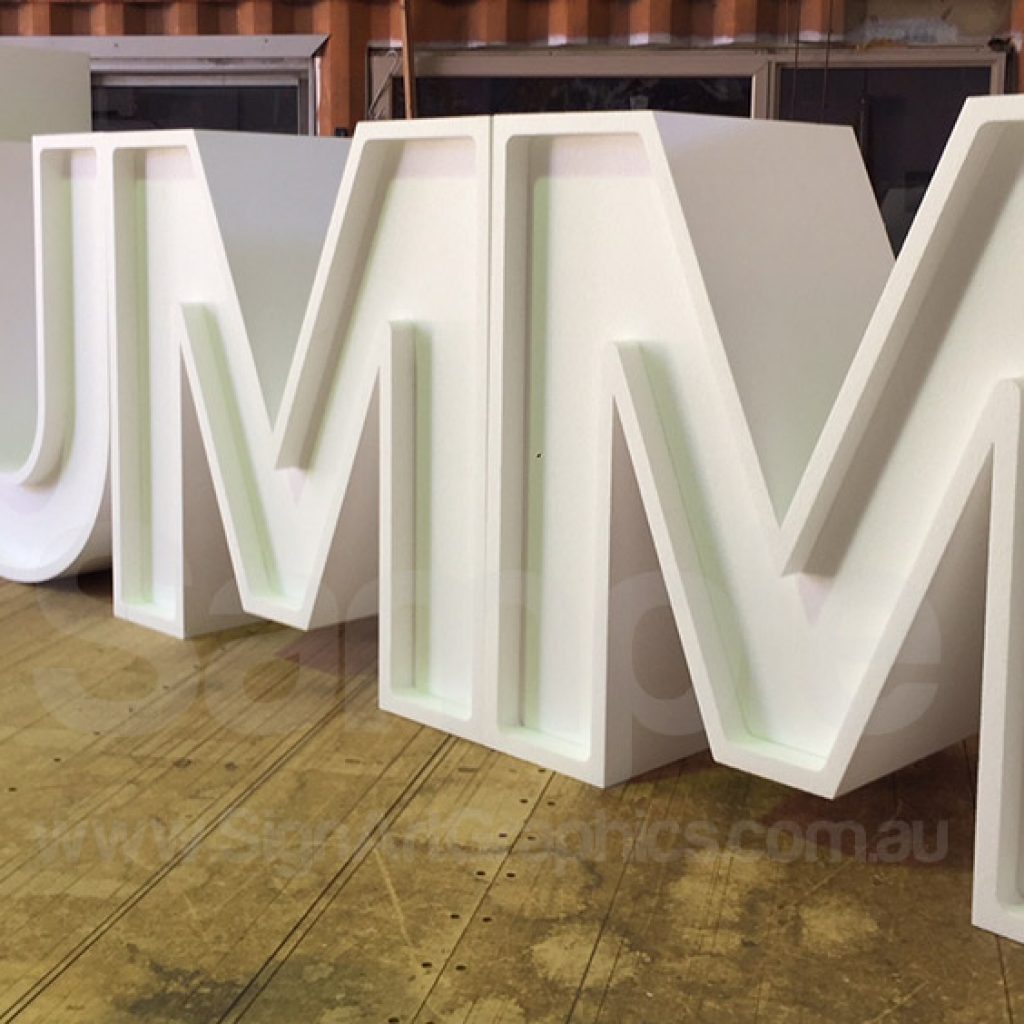 3D letters – Sign Art & Graphics – Sign writers Sydney