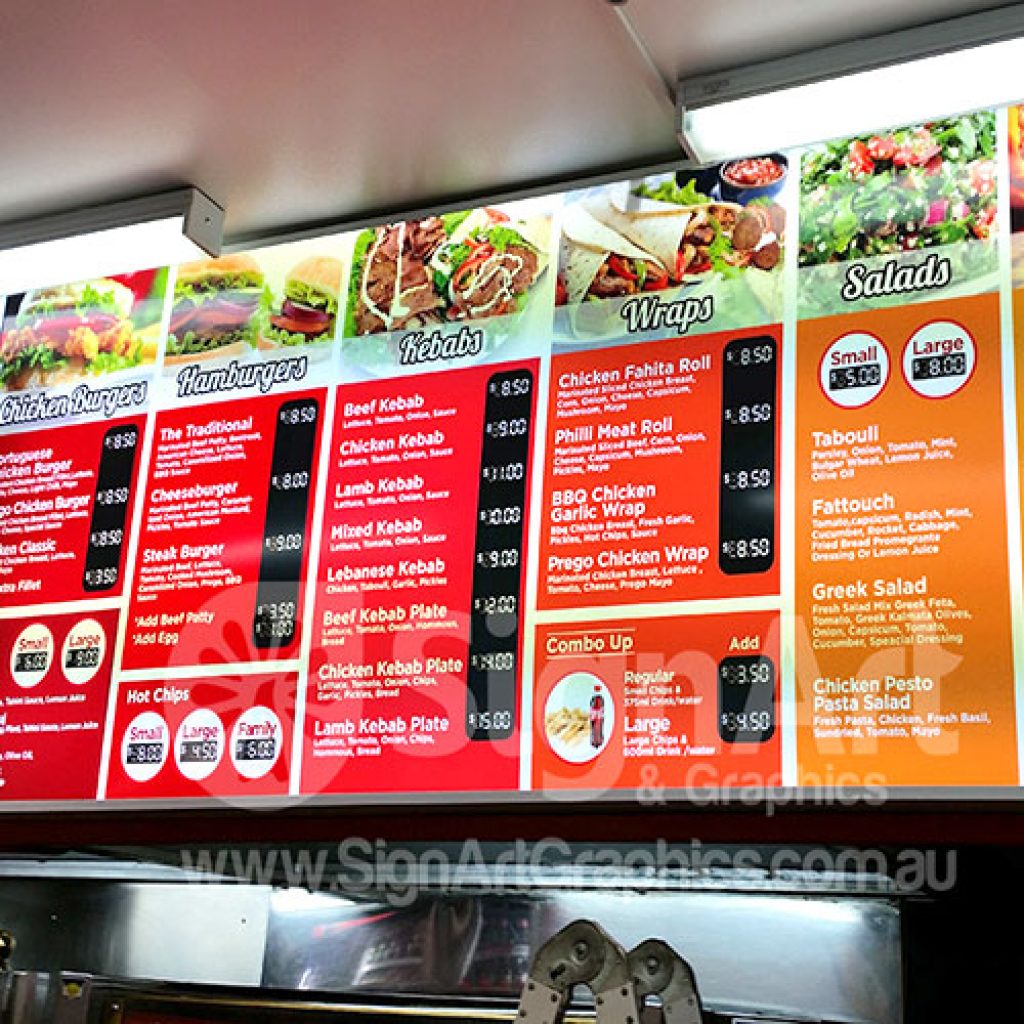 Light boxes – Sign Art & Graphics – Sign writers Sydney, Large format ...